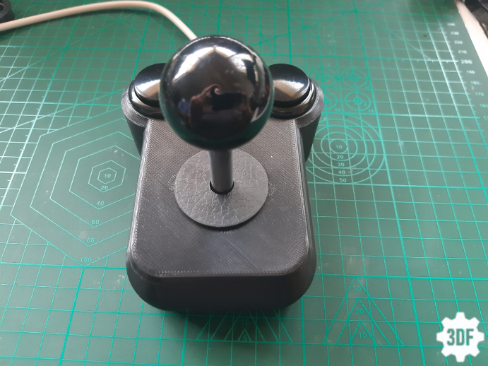 "The Wide" Retro joystick made from arcade parts by 3DFreeman ...