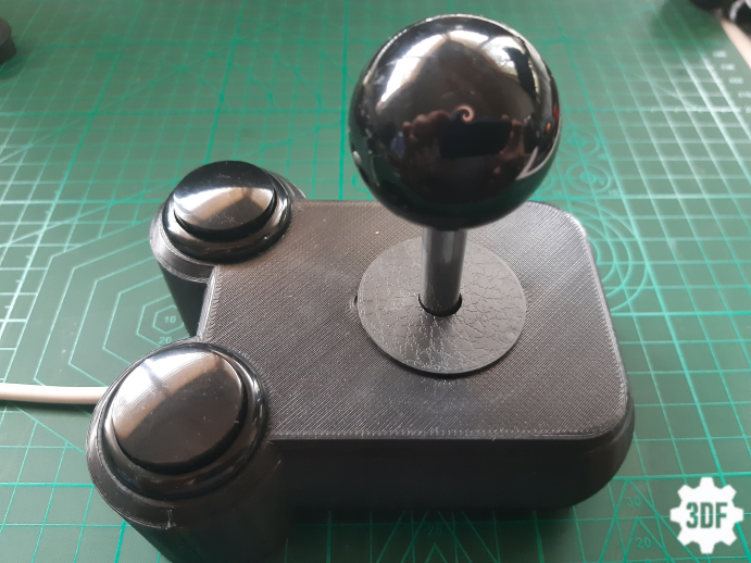 "The Wide" Retro joystick made from arcade parts by 3DFreeman ...
