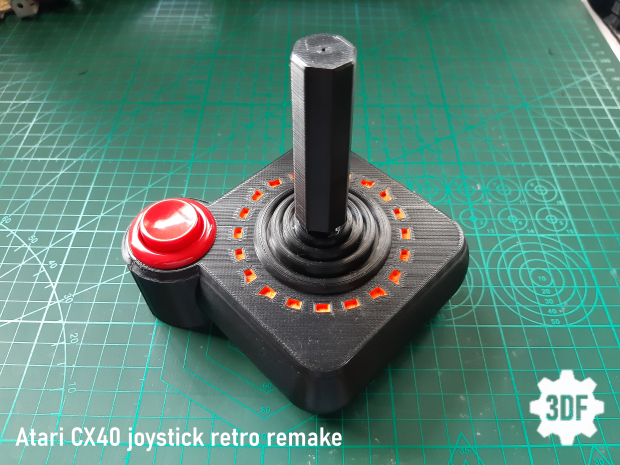 Atari CX10 CX40 Retro Joystick remake from Arcade Parts by 3DFreeman ...