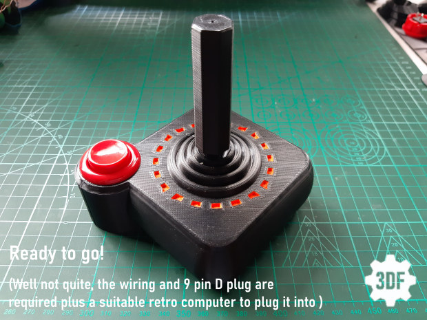 Atari CX10 CX40 Retro Joystick remake from Arcade Parts by 3DFreeman ...