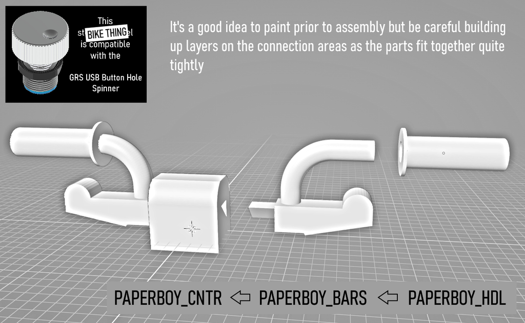 Arcade spinner Paperboy handlebars - GRS USB BHS compatible by ...