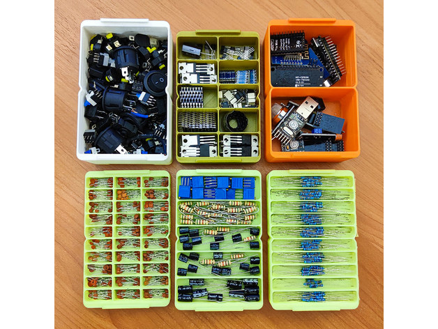 Modular boxes for all things small - 20mm height by Gromit21 | Download ...