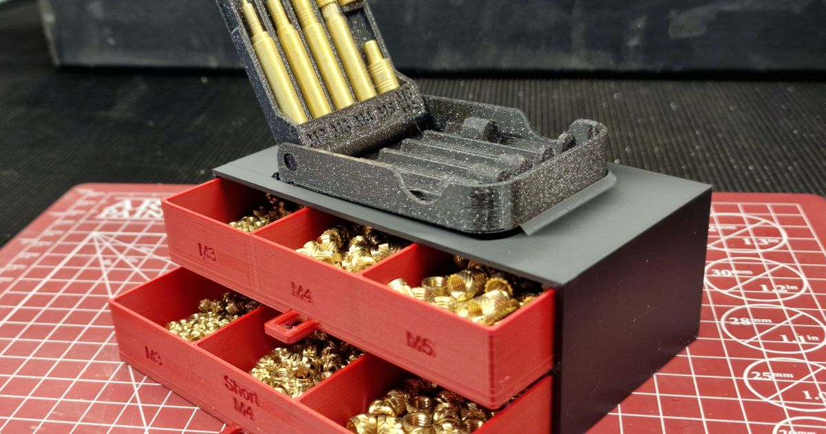 Storage box for thread inserts by Christian | Download free STL model ...