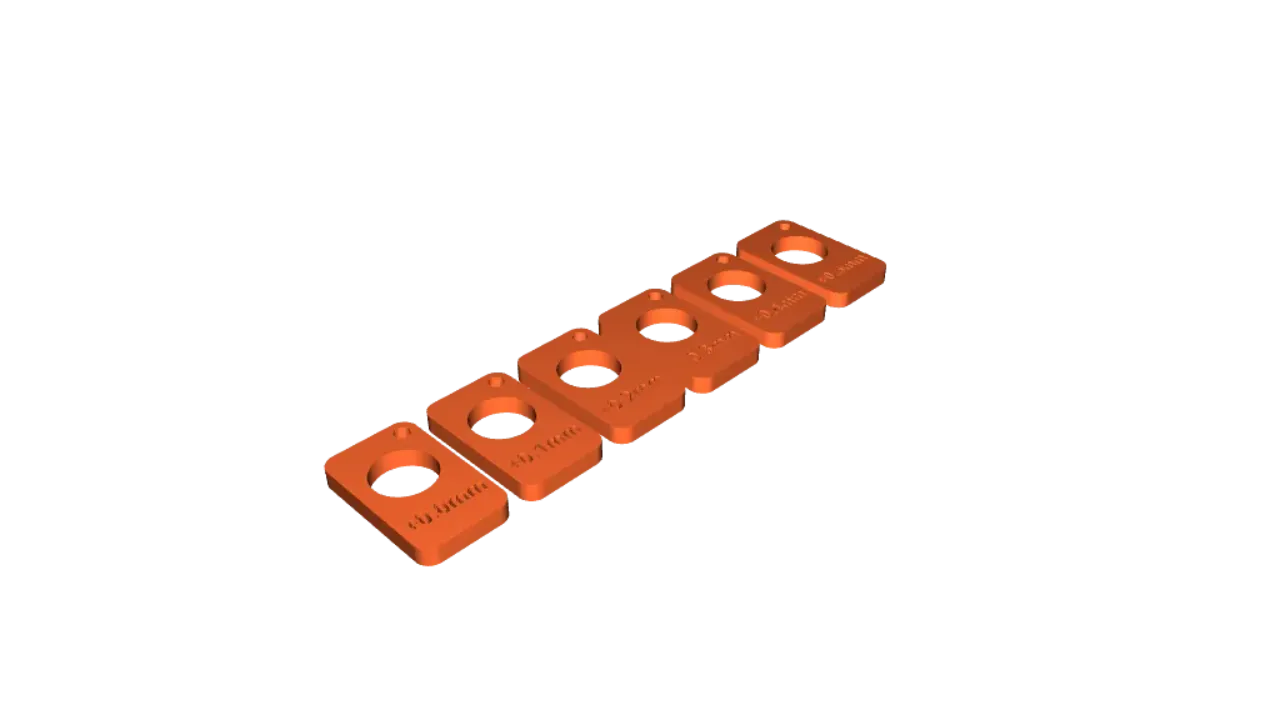 Simple Push Fit Joint Tolerance/Fit Test (Male/Female) by 3D-Dengineer ...