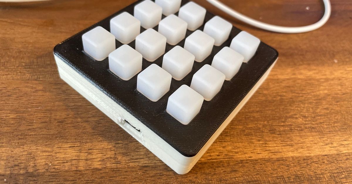 NeoTrellis KB2040 Short Case by DeastinY | Download free STL model ...