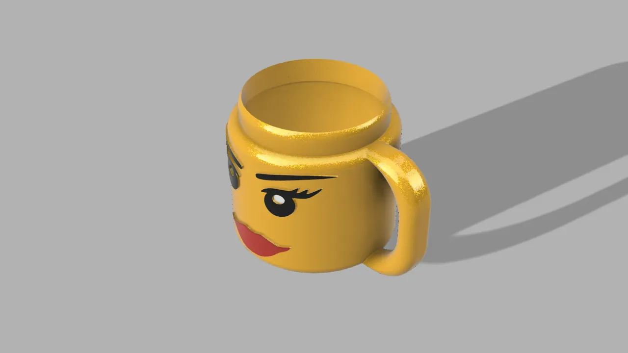 Mug Lego by Zeb_3D | Download free STL model | Printables.com