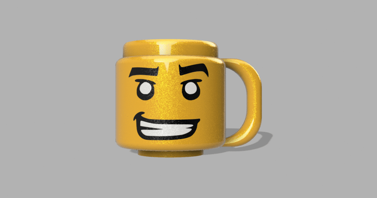Mug Lego autorstwa Zeb_3D | Pobierz darmowy model STL | Printables.com
