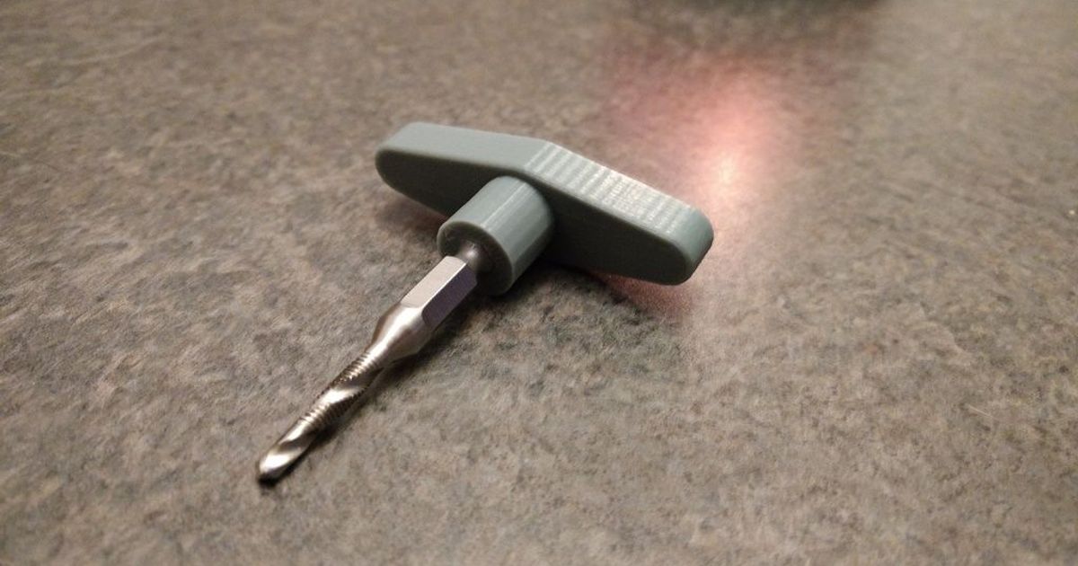 Hex Bit Handle by PUDDLEFIST | Download free STL model | Printables.com