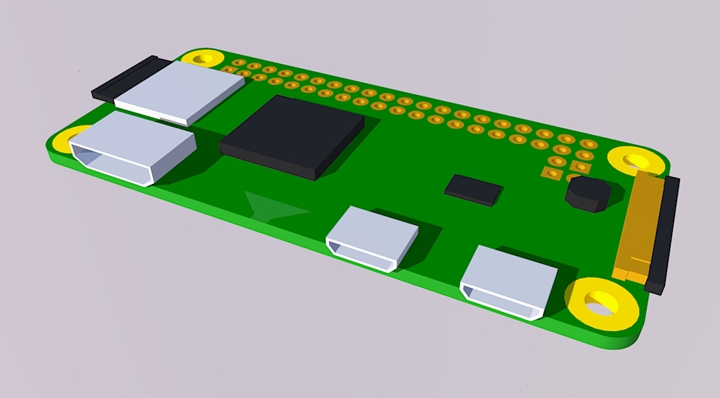 Raspberry Pi Zero W by PUDDLEFIST | Download free STL model ...