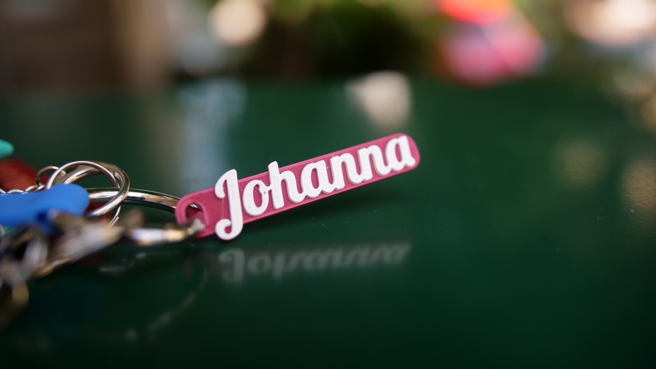 Keychain name tag by Makkuro | Download free STL model | Printables.com