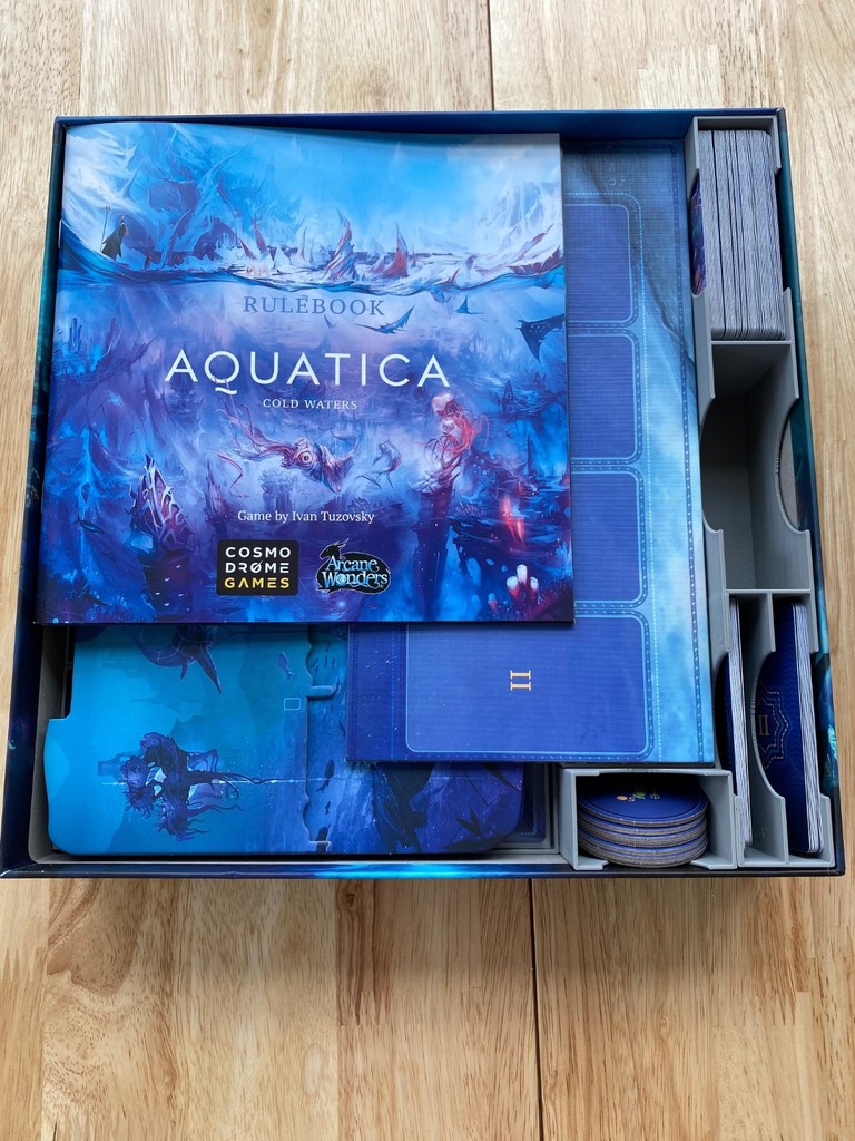 Aquatica and Cold Waters Insert / Organizer by js500 | Download free STL model | Printables.com