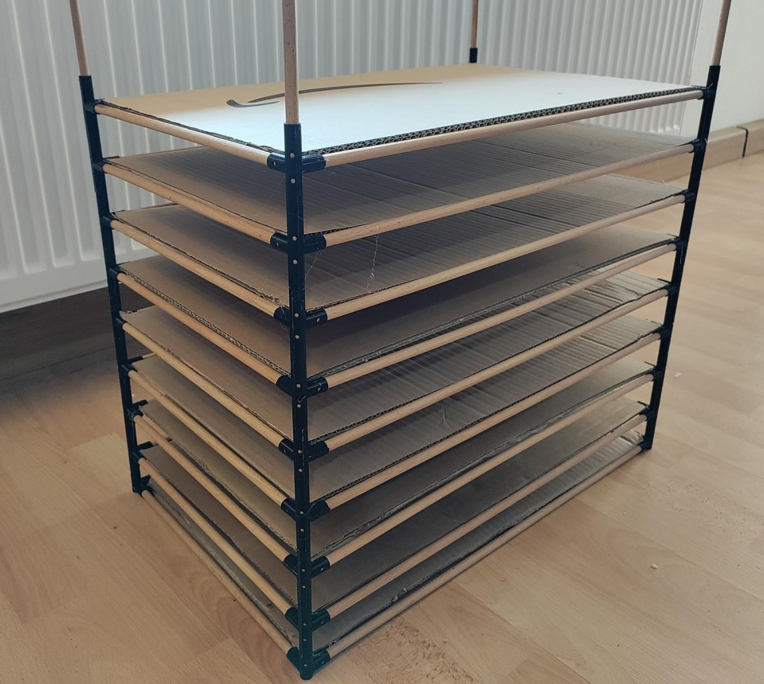 Drying Rack/Shelf Rackstack 8mm sticks by Abratzo | Download free STL ...