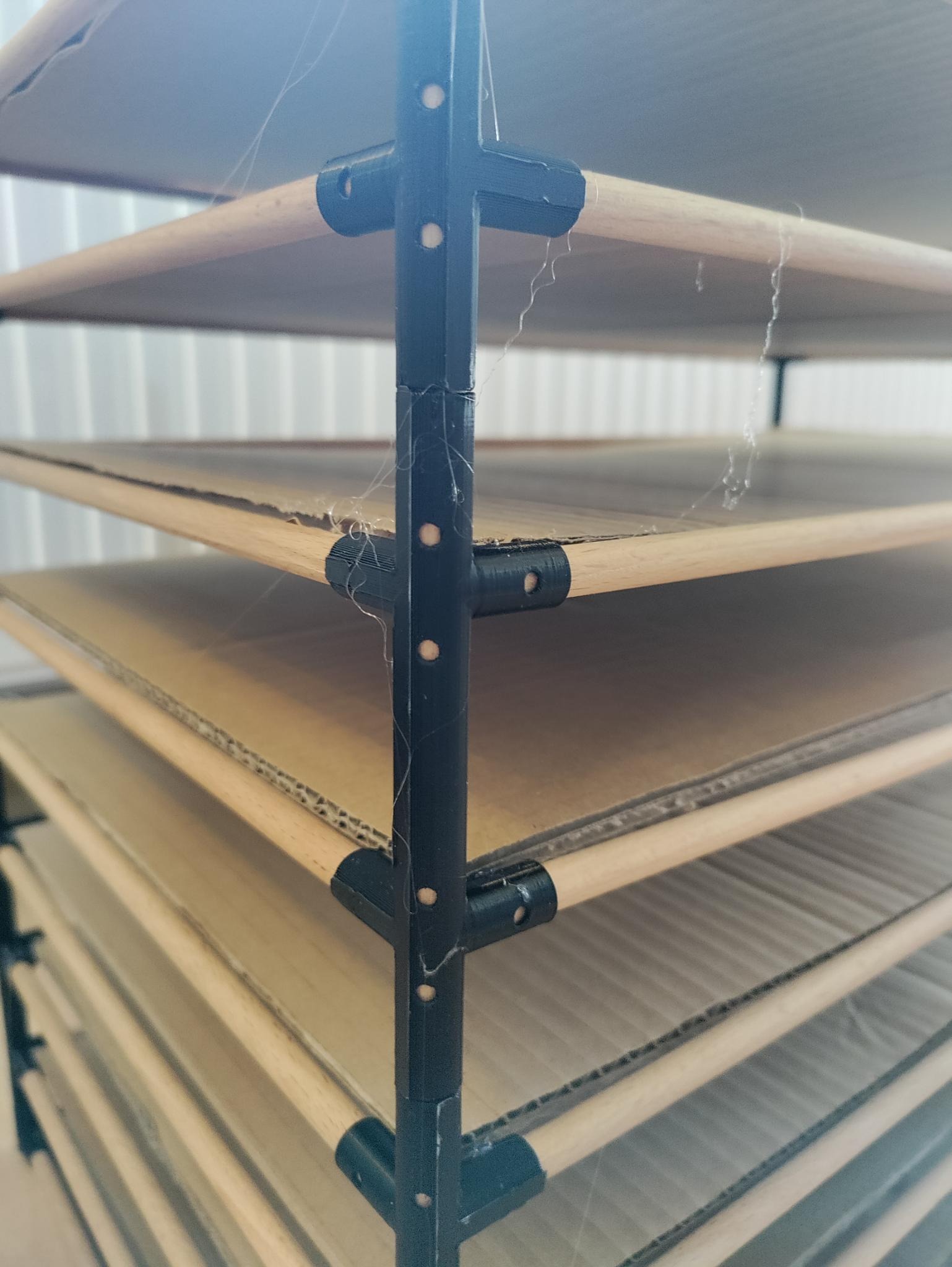 Drying Rack/Shelf Rackstack 8mm sticks by Abratzo | Download free STL ...