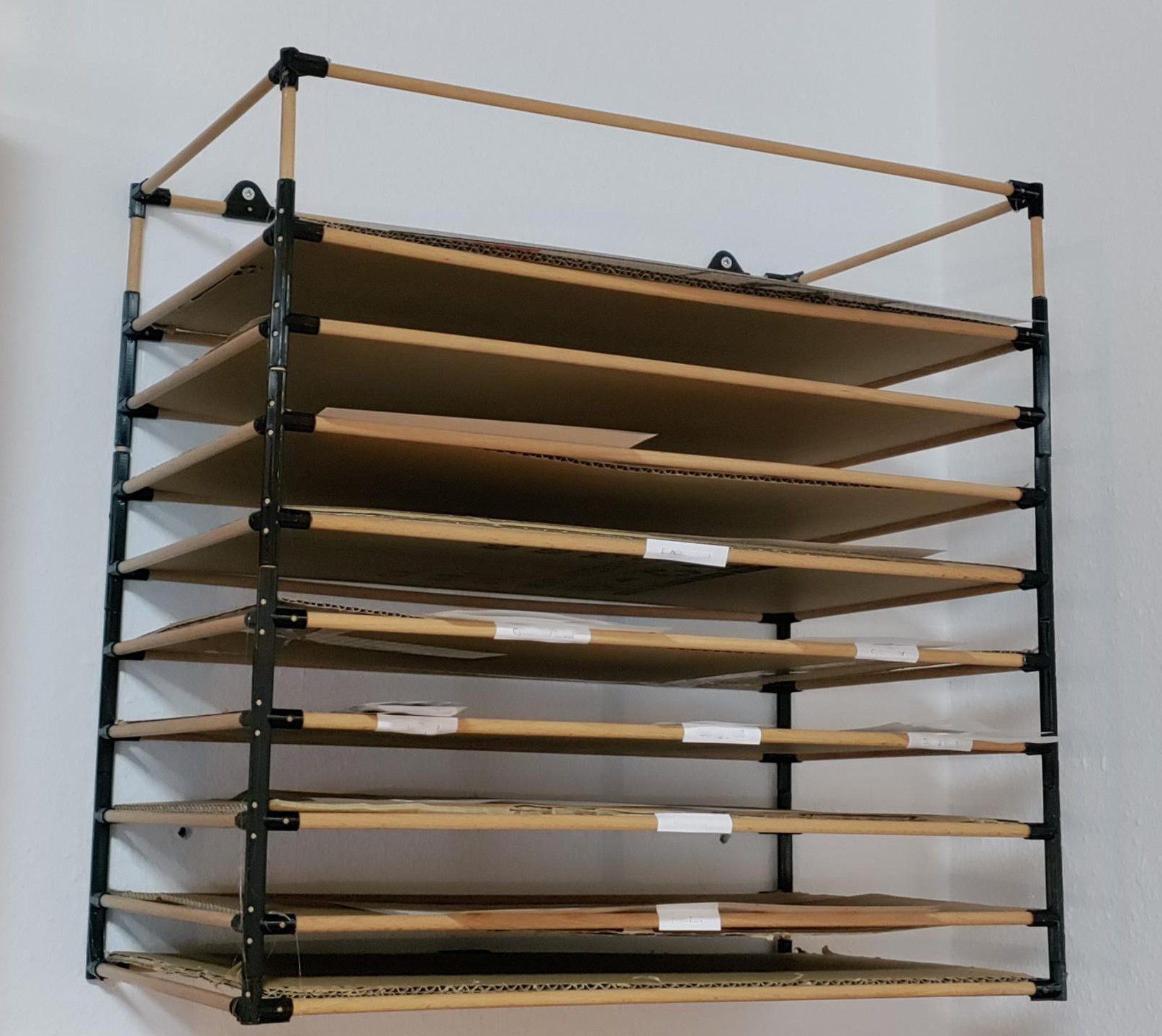 Drying Rack/Shelf Rackstack 8mm sticks by Abratzo | Download free STL ...