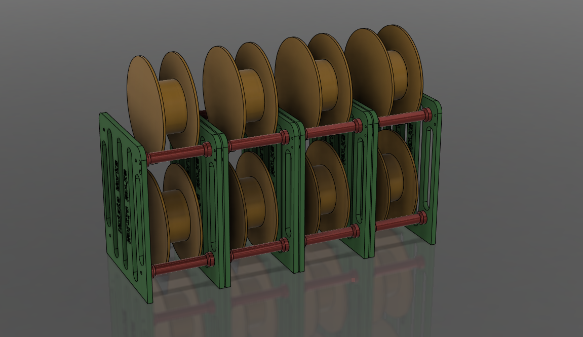 Spool holder system by Noizie Works | Download free STL model ...