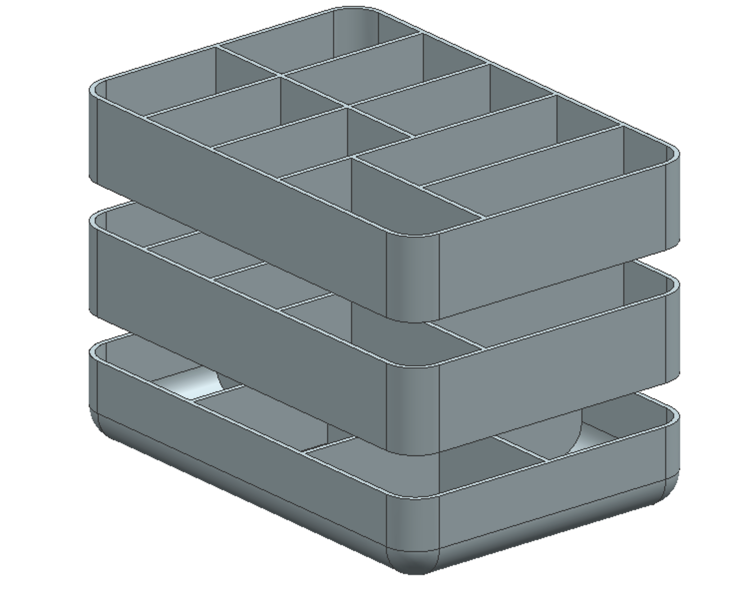 Screw Box Divider for Triangle Labs Box by shakeNbake08 | Download free ...