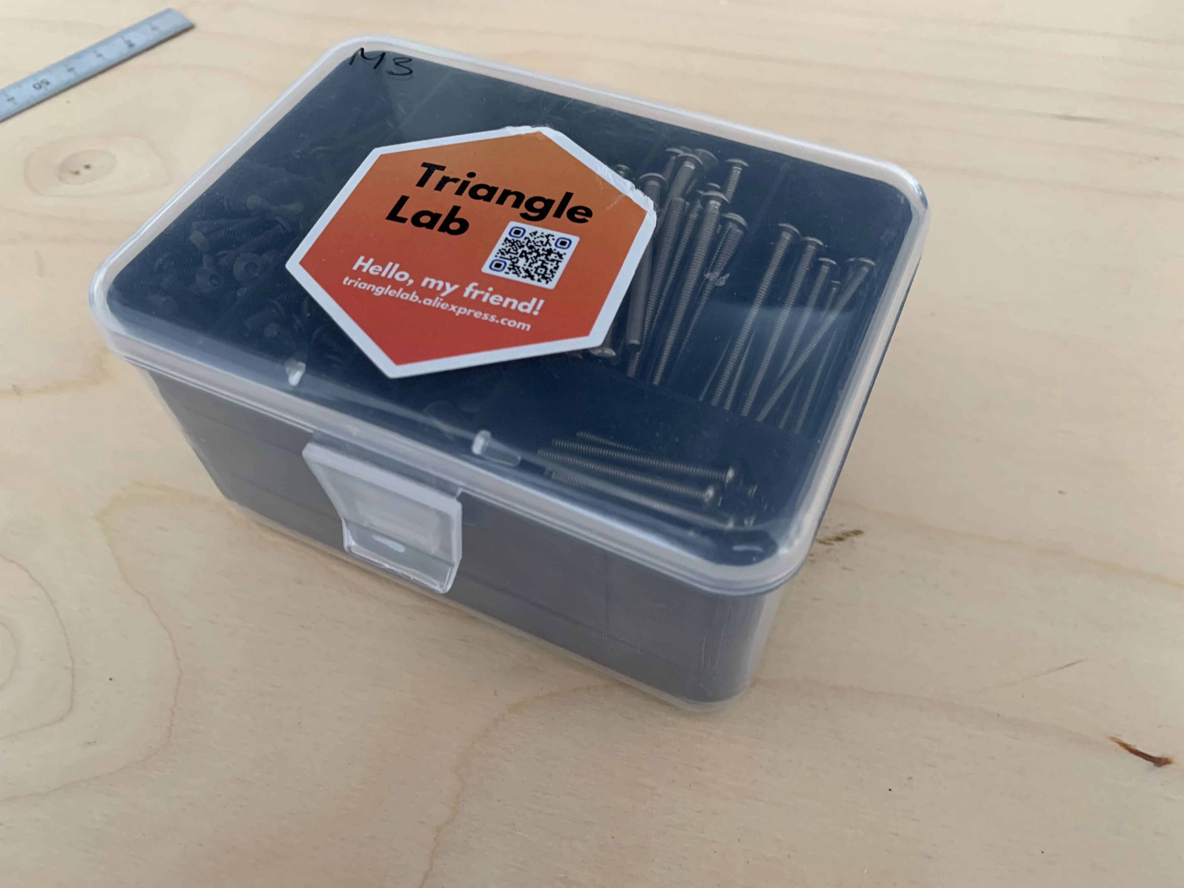 Screw Box Divider for Triangle Labs Box by shakeNbake08 | Download free STL model | Printables.com