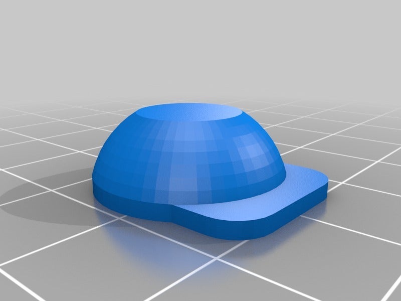 Minifigure with hat (exchangeable) by k-eye | Download free STL model ...