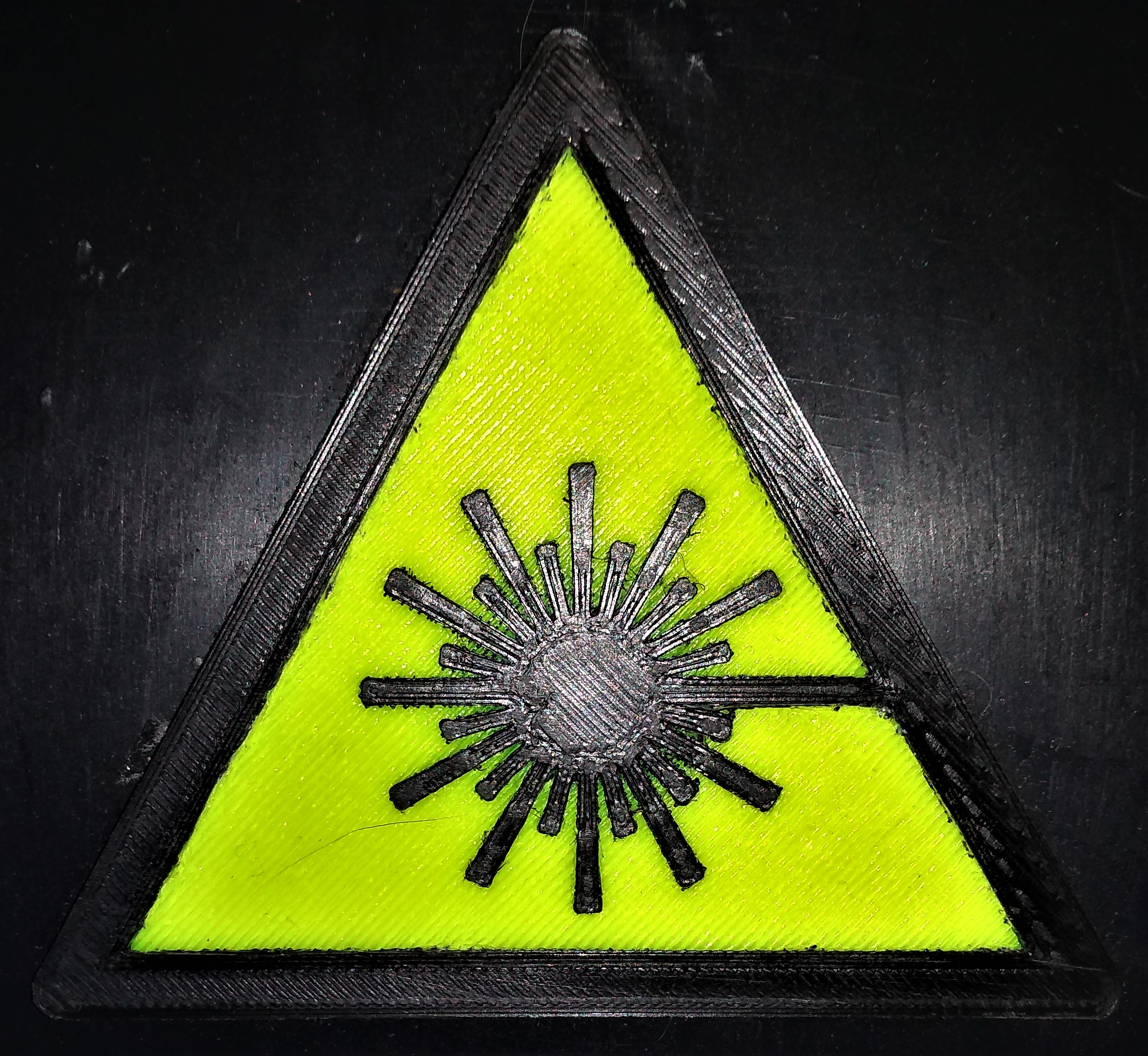 Warning sign Laser by MrNlCE | Download free STL model | Printables.com