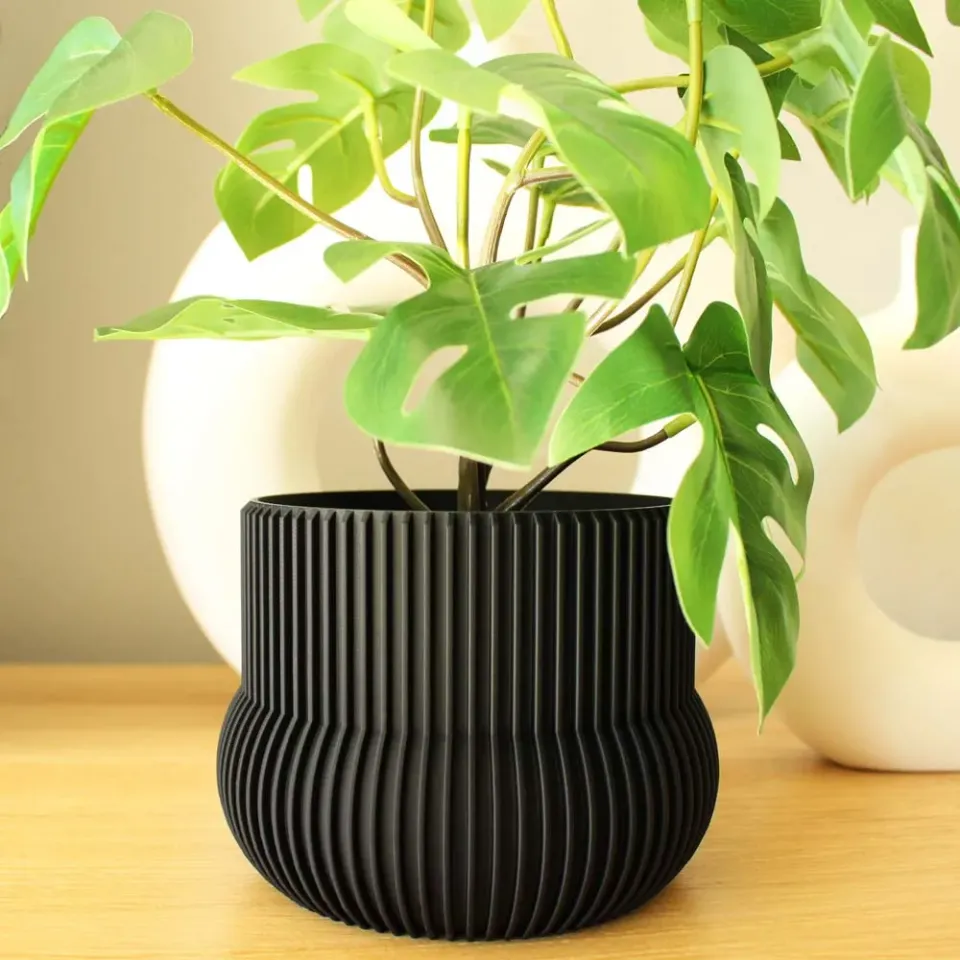 Modern Planter Round by Jimmy3D | Download free STL model | Printables.com