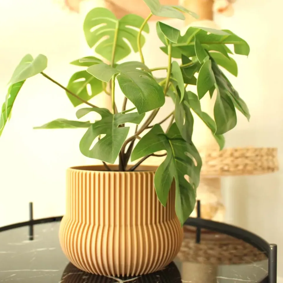 Modern Planter Round by Jimmy3D | Download free STL model | Printables.com