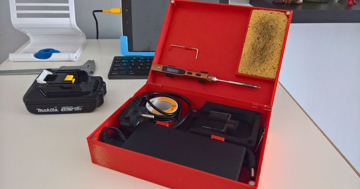 TS100 Solder Box by NatroN | Download free STL model | Printables.com