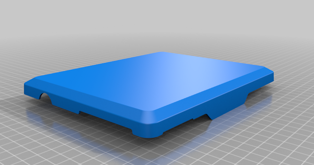 ClockworkPi DevTerm Cover (modified - no top-bumps) by ChrisHerman ...