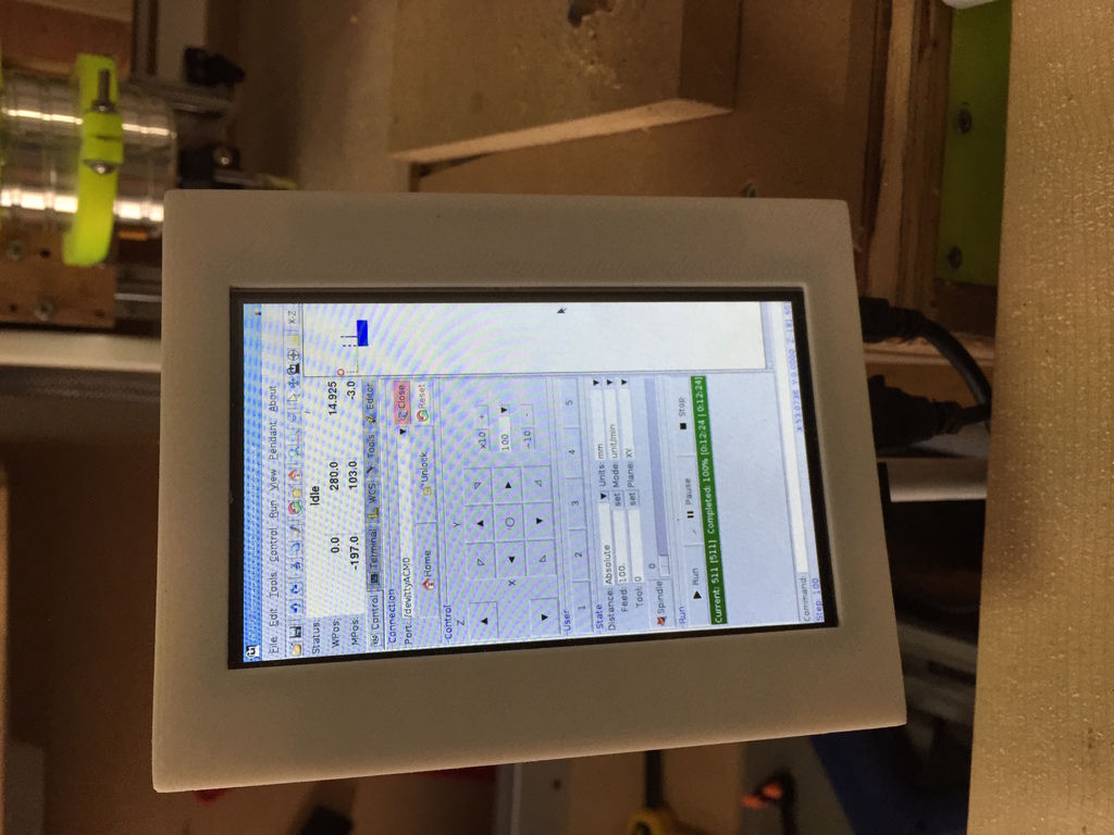 Case for 5inch lcd touch screen raspberry pi by ChrisHerman | Download ...