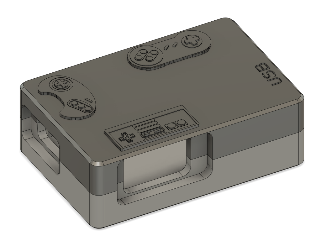 Stylized Timville Triple Controller Micro USB Adapter Shell by Ken ...