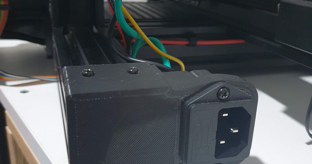 Ender 3 V2 PSU relocation kit by sounds_like_rob | Download free STL ...