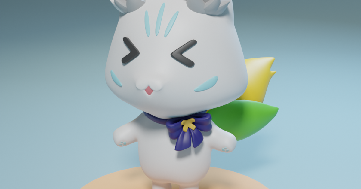 Sukon Bu - Hololive Shirakami Fubuki Overseas Mascot by ShirayukiX ...