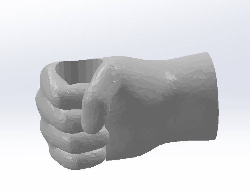 Hand holding pens, pen cup by Anna Chernyshova | Download free STL ...