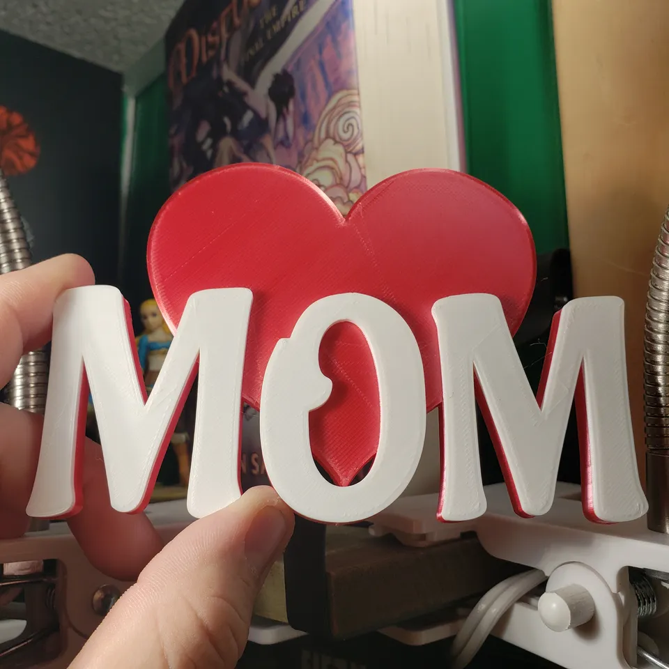 MOM Heart by Latrodectus | Download free STL model | Printables.com