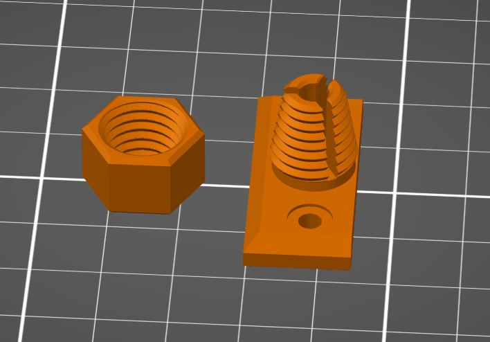 MMU2 Selector Plate with integrated tapered thread PTFE coupler ...