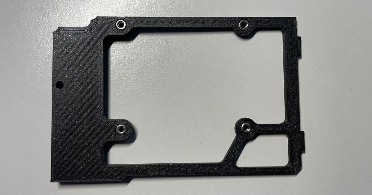 Raspberry Pi Box Base with holes for M2.5 nuts by dante257 | Download ...