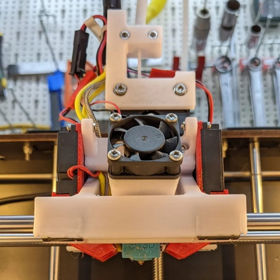 CTC Bizer / Makerbot X-Axis Carriage for E3D-V6 Hotend by hegelklimbo | Download free STL model ...