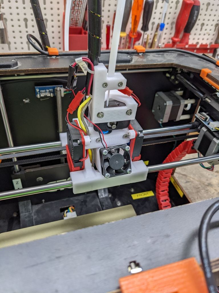 CTC Bizer / Makerbot X-Axis Carriage for E3D-V6 Hotend by hegelklimbo ...