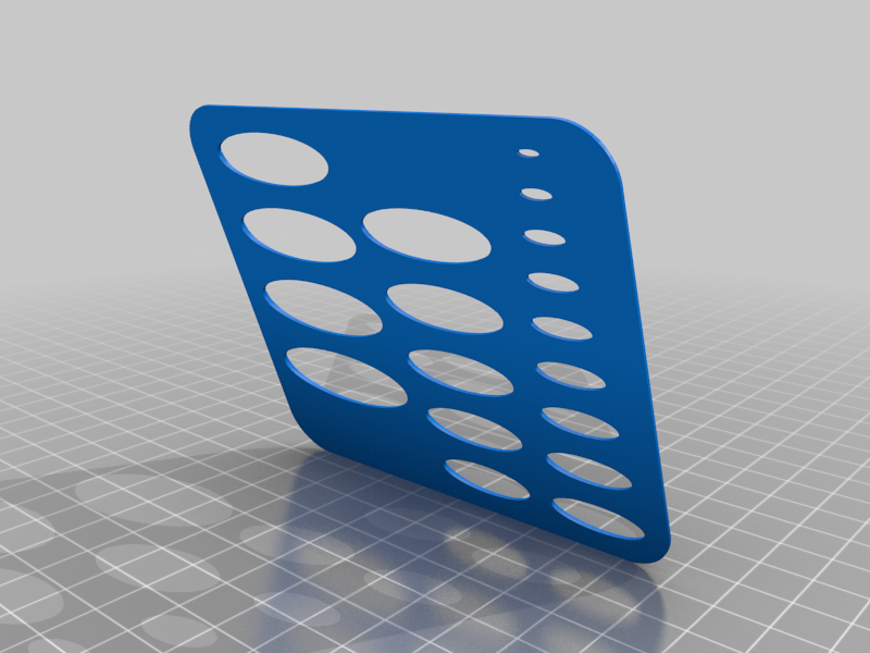 Ellipse Stencil (now also with circles) by jhobson | Download free STL ...