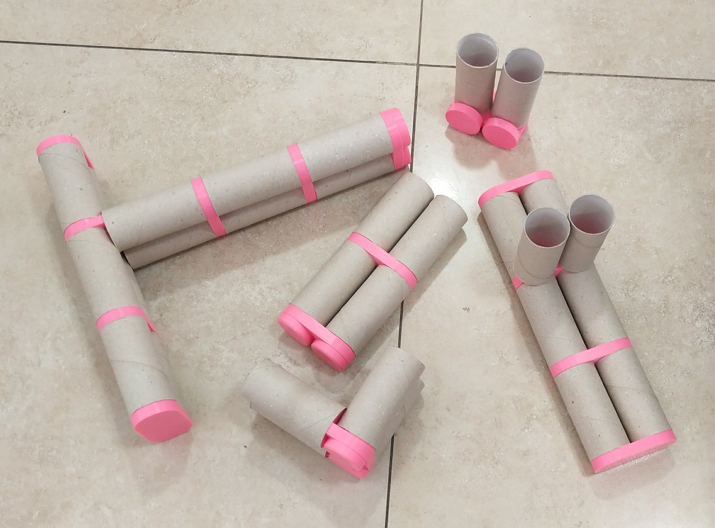 Modular toilet paper roll furniture by reut moses | Download free STL ...