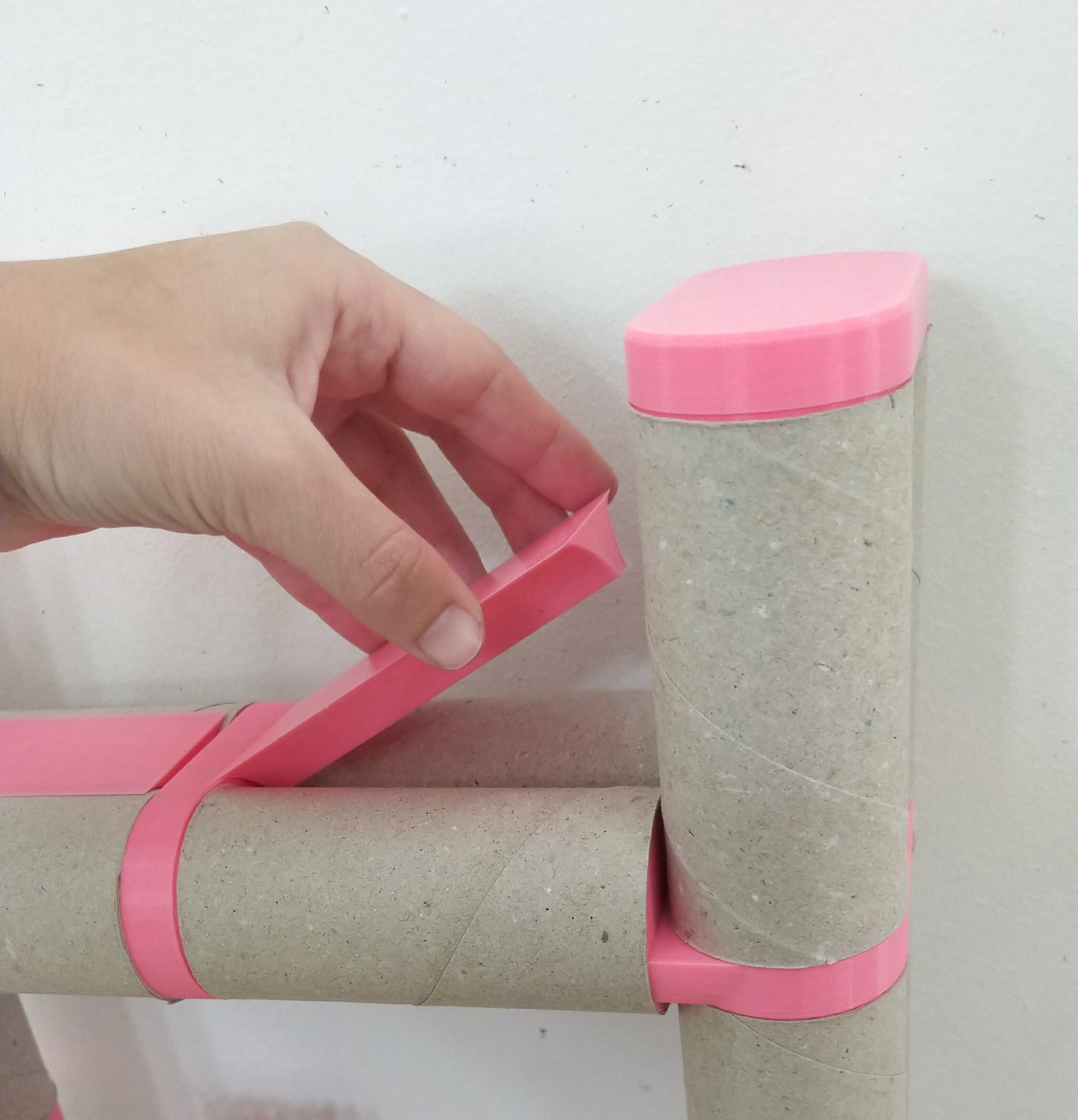 Modular toilet paper roll furniture by reut moses | Download free STL ...