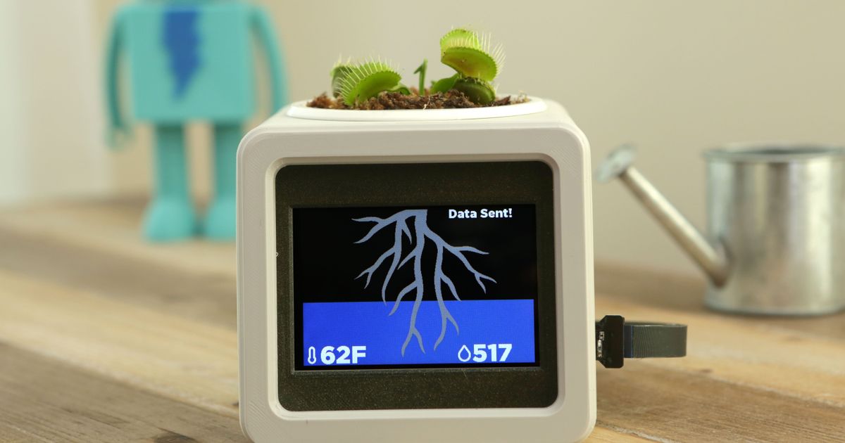 IOT Smart Pet Planter by Adafruit | Download free STL model | Printables.com