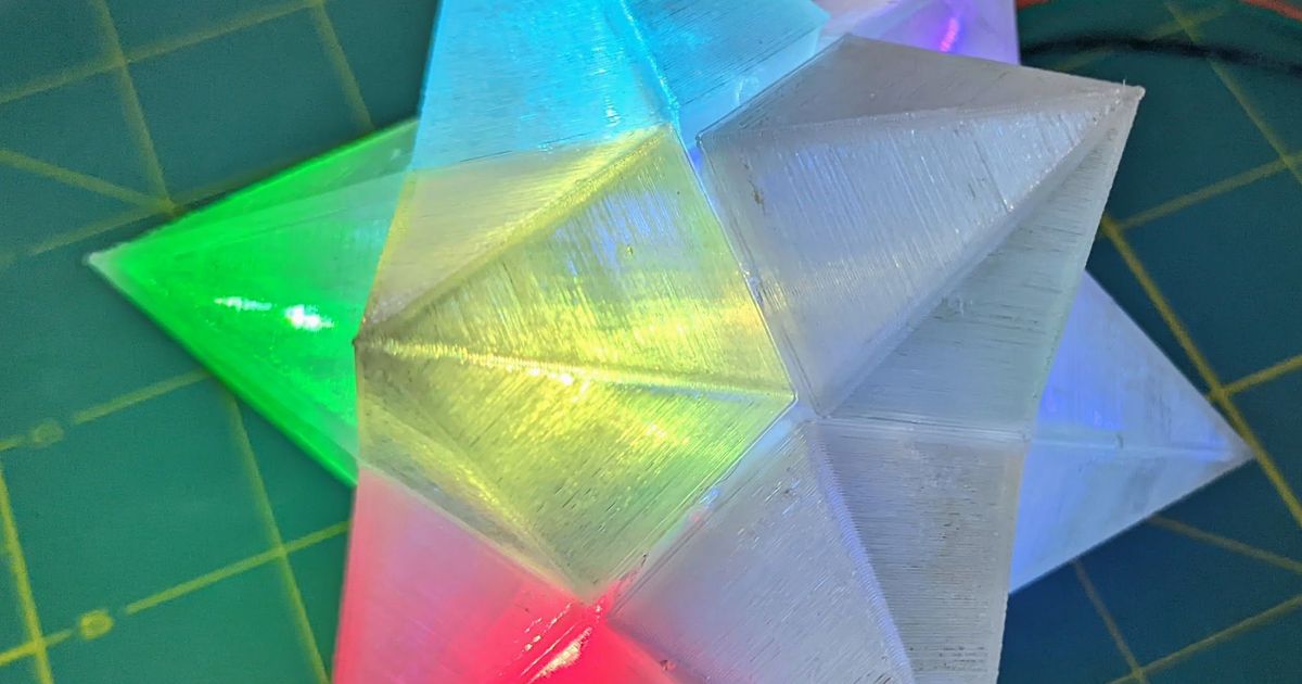 Folding Stellated Dodecahedron by GeekMomProjects | Download free STL ...