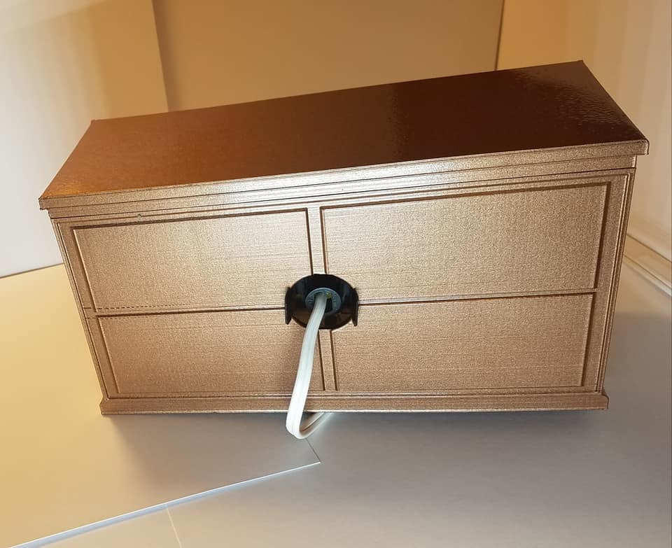 2 panel lithophane box by U-N-I 3D Print | Download free STL model ...