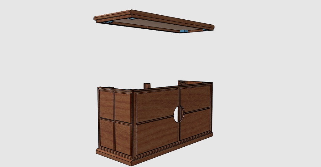 2 panel lithophane box by U-N-I 3D Print | Download free STL model ...