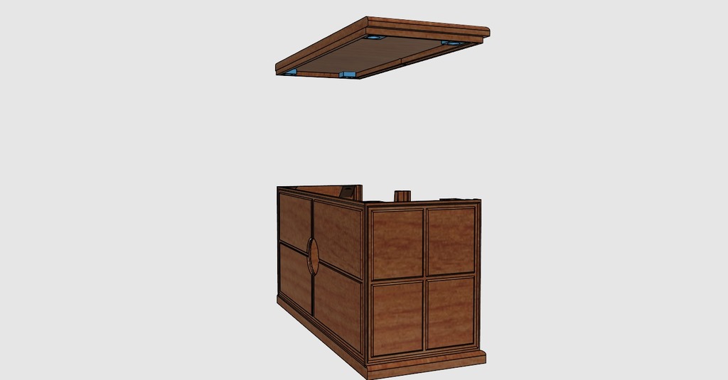 2 panel lithophane box by U-N-I 3D Print | Download free STL model ...