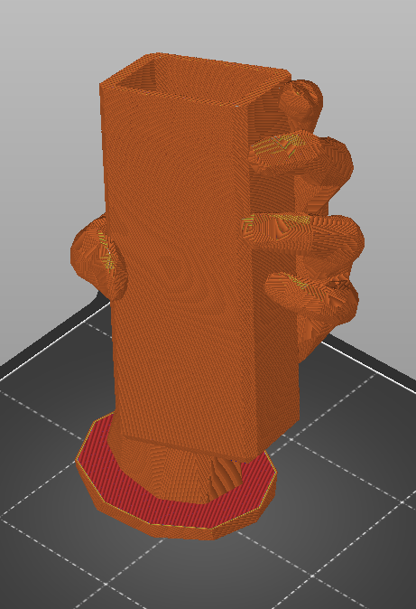 Hand pen cup by George | Download free STL model | Printables.com