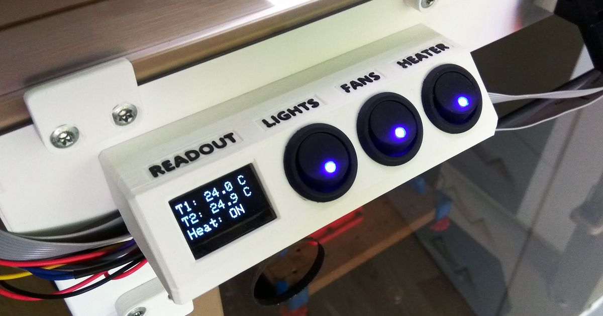 Temperature Control Panel - V2 by The3Designer | Download free STL ...