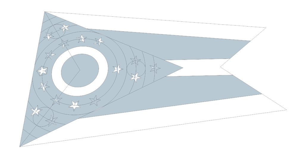 Flag of U.S. State of Ohio by GallaghersArt | Download free STL model ...