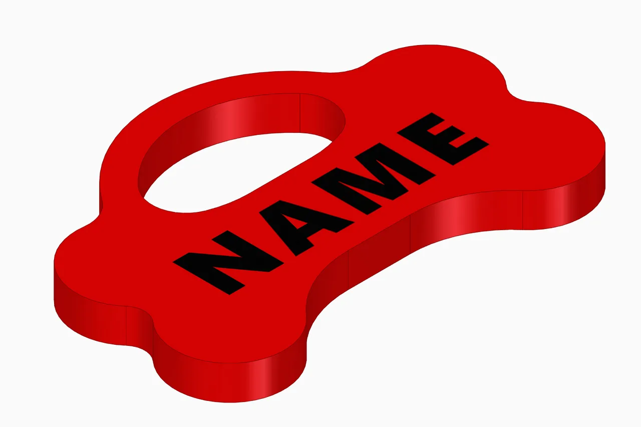 Dog tag by Strioster3D | Download free STL model | Printables.com