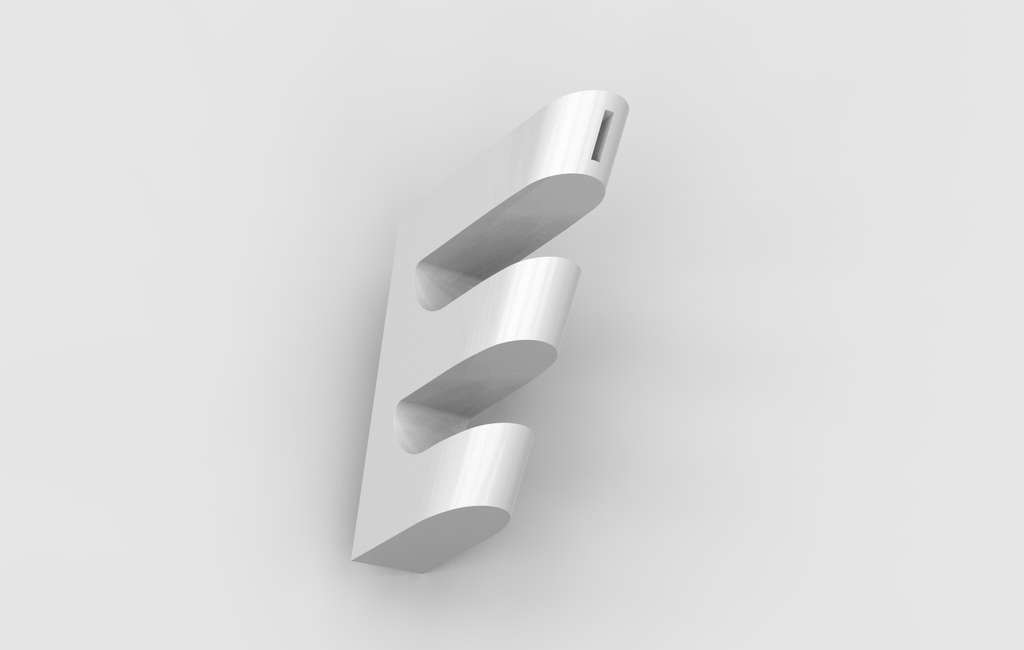Triple Hook with Key Holder by 3DBrooklyn | Download free STL model ...